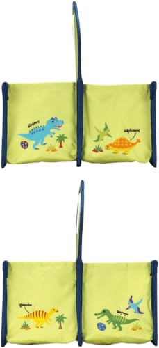 Skater ZBX1-A Anywhere Storage Box, Portable, Organization, Includes Handles, Dinosaurus, Pictures, Trinket Storage, Storage Case