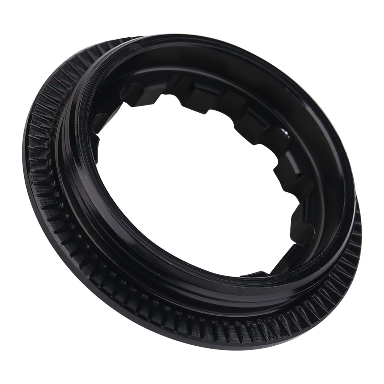 Dilwe Bike Flywheel Ring Cover, Ultra-Light Compact Cassette Lock Cover for Mountain Road Bikes (Black)