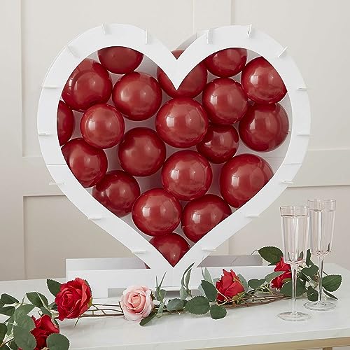 Ginger Ray 'You & Me' Valentine's Day Heart Shaped Balloon Mosaic Stand
