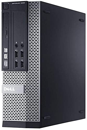 Dell Optiplex 9020 Small Desktop Computer (SFF) | Quad Core Intel i5 (3.20GHz) | 16GB DDR3 RAM | 512GB SSD Solid State | Windows 10 Pro | 24in Monitor | RGB Mouse + Keyboard (Renewed), Black