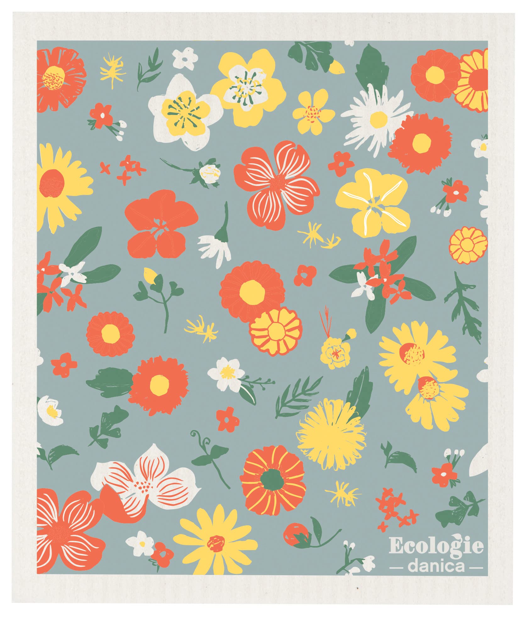 Ecologie by Danica Flowers of Month Swedish Dishcloths, Set of 3