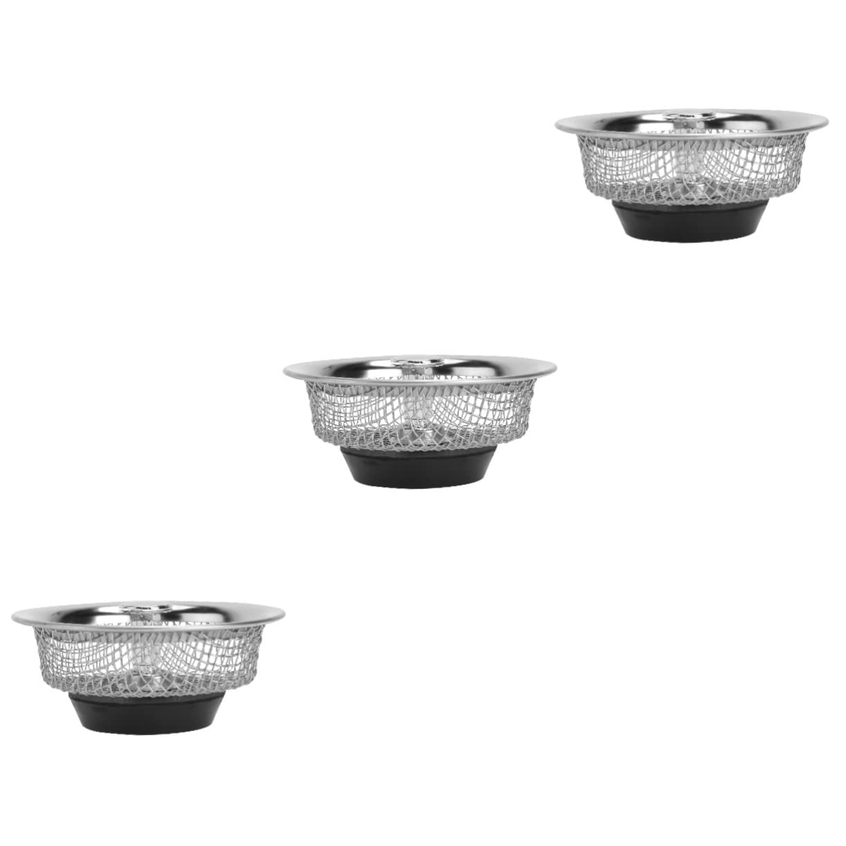 OSALADI 6 Pcs Filter Net Floor Drainer Floor Drain Filter Sink Food Strainer Mesh Strainer Kitchen Sink Strainer Bathtub Drain Cover Stopper Drain Stainless Steel Take a Bath