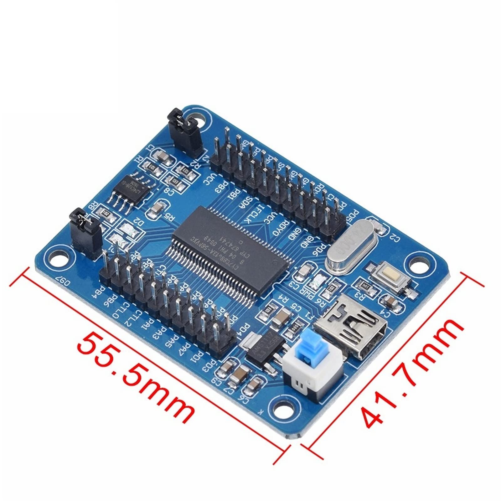 HIFASI EZ-USB FX2LP CY7C68013A USB Core Board Development Board USB Logic Analyzer with I2C Serial SPI Interface Module Mini USB