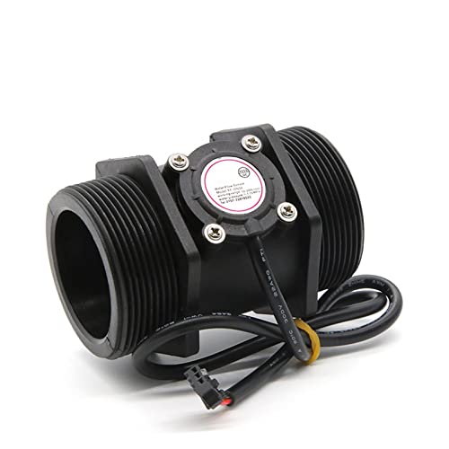 JAERB DN50 Digital Display Flow Quantitative Controller Water Flow Sensor Use to Control and Display Liquid Flow (Size : US Plug)