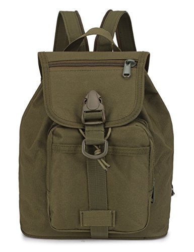 Mochila Military Cool Mochila Military Cool Mini Army Green Backpack Water Resistant Backpack for Mens Bookbags 10L