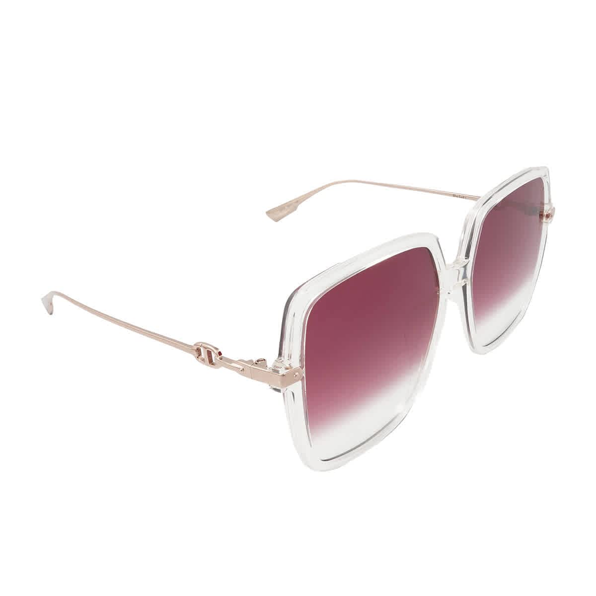 Dior Pink Square Ladies Sunglasses DIORLINK1 0900/3X 58