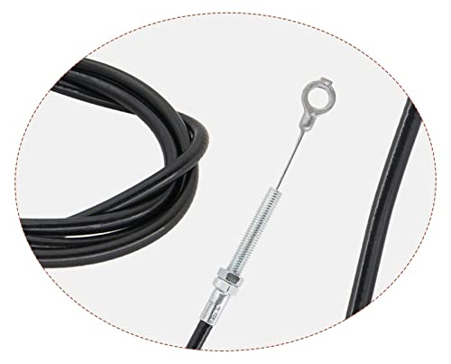 Throttle Cable 8252-1390 Universal Casing 63" Long Inner Wire 71" inch Long for Manco 8252-1390 ASW Go Kart Go Cart Gas Scoote 2Pcs