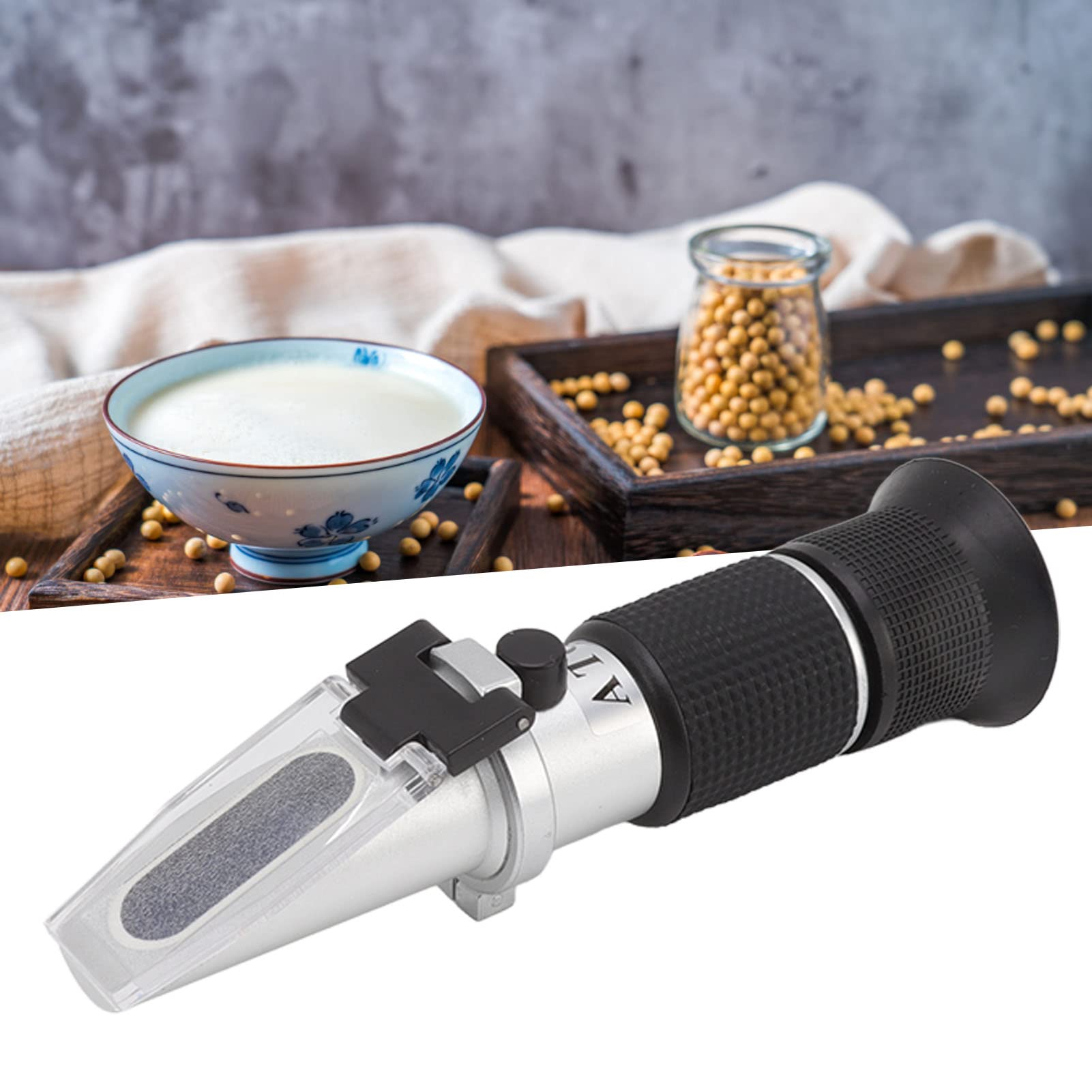 HEEPDD Brix Refractometer, 0‑32% Portable Brix Reader Tester Sugar Content Hydrometer for Measuring Sugar Content