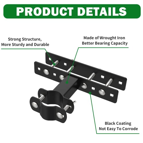 Patio Umbrella Holder - Heavy Duty Outdoor Umbrella Mount Attaches to Railing Maximizing Patio Space, Bench Buddy Umbrella Holder Fixed Clip Umbrella Clamp,2 Pack