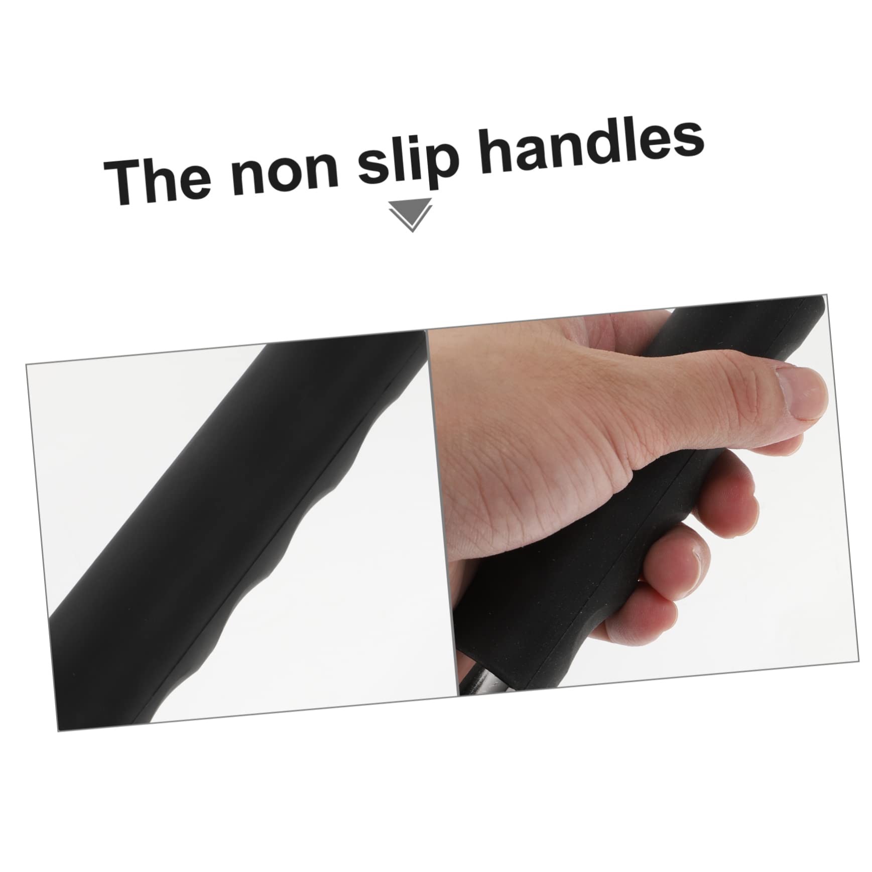 GLSTOY 2pcs Balance Bathroom Thickened Sturdy Assist Bars Handicap Bathtub Rail Non- Handgrip Non-Slip Handrails Hand Support Grab Stair Metal Armrests Safety Disable Handles Practical