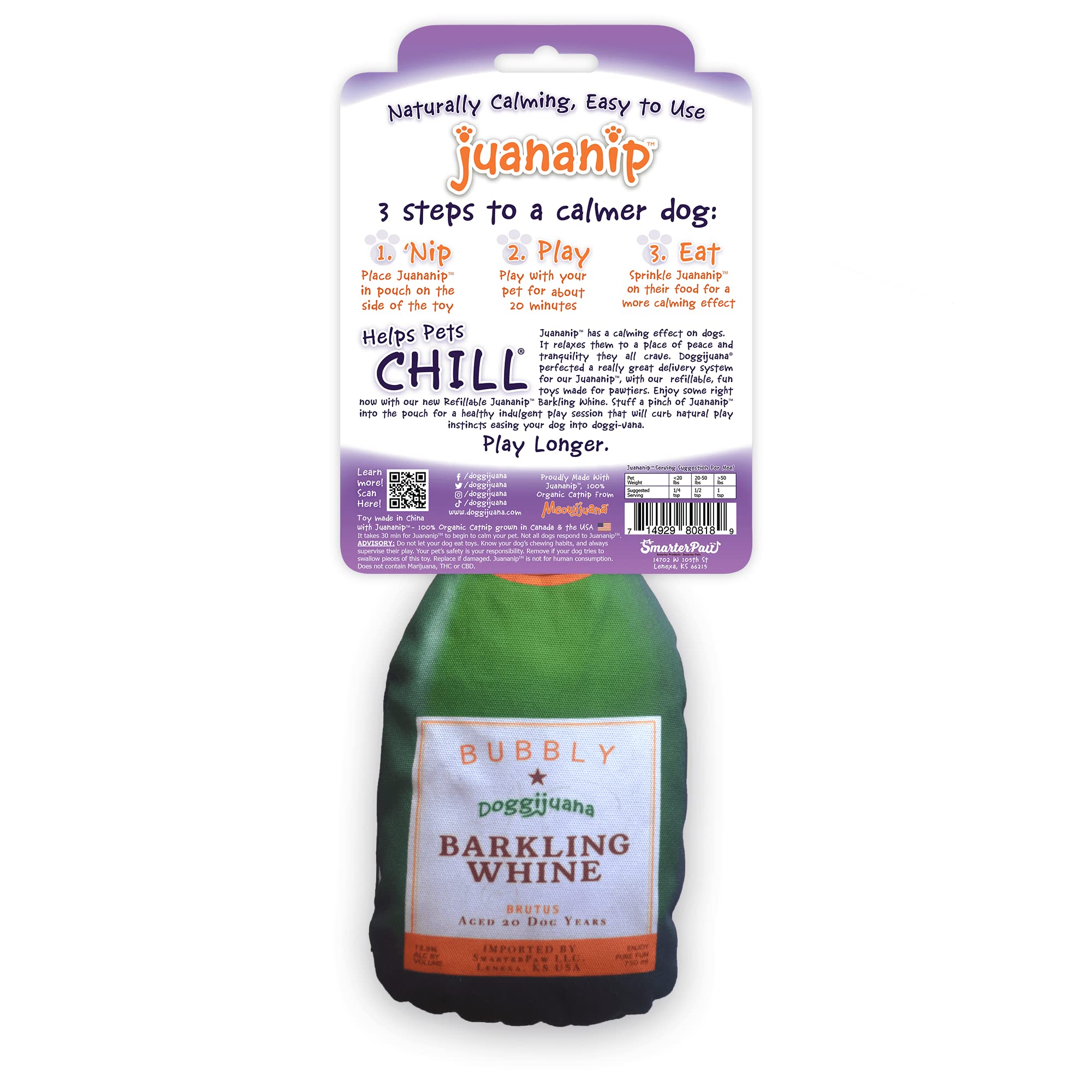 Doggijuana | Juananip™ Refill | Premium Organic Ground Catnip for Dogs | All Natural | Grown in The USA (Cake and Whine Bundle)