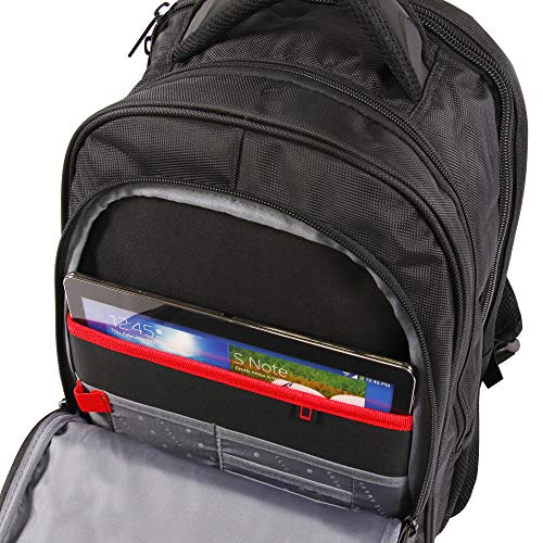Perry Ellis Men's M150 Business Laptop Backpack, Black, One Size