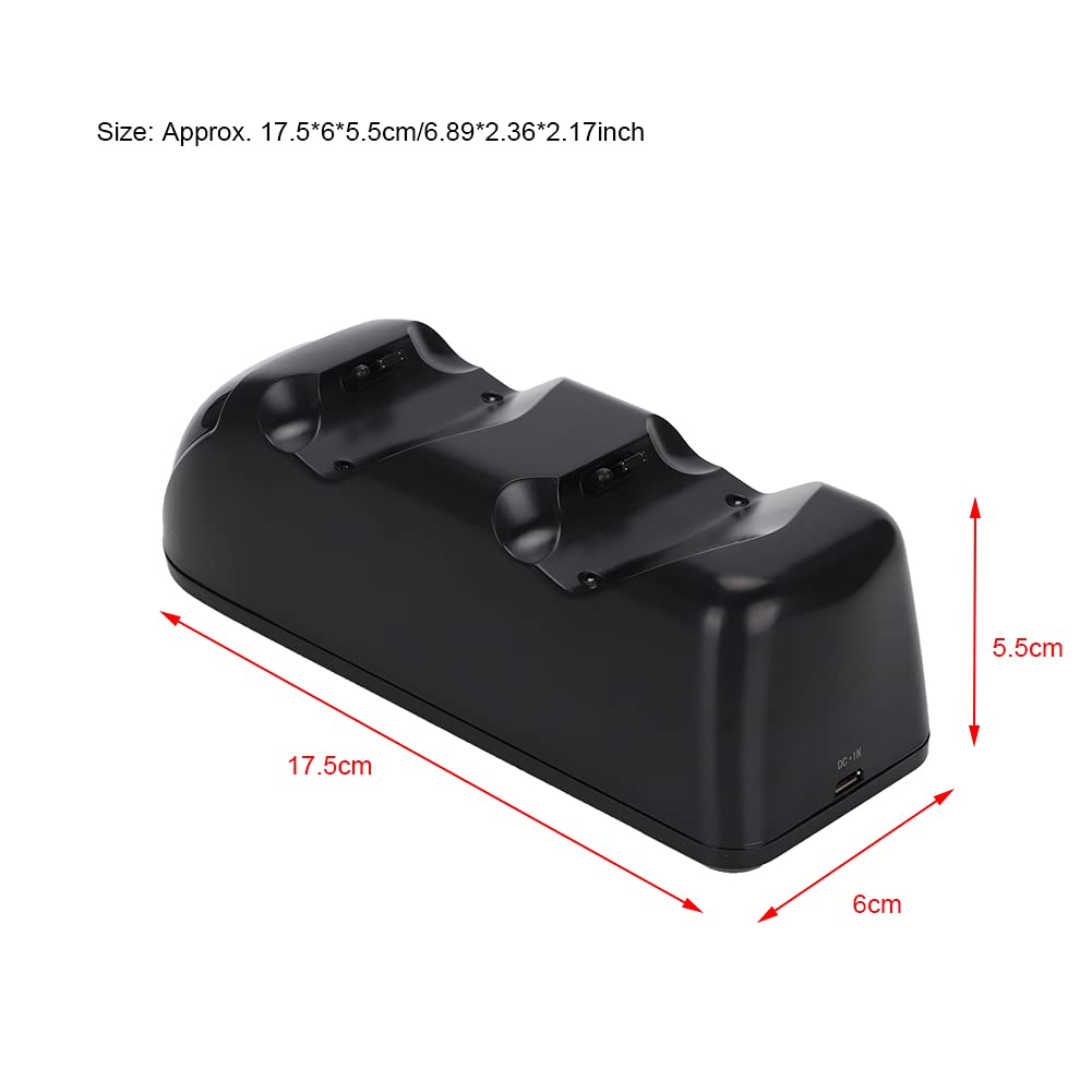 Game Handle Charger, Fast Charging Handle Charger 2 Port USB 5V Indicator Light Sturdy for Xbox One