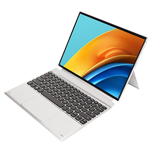 Dpofirs 2 in 1 Laptop Tablet, 12.3 Inch 3K FHD Touchscreen Laptop 12GB RAM 512GB SSD, Laptop with Magnetic Keyboard, Speaker, Mic, 2xUSB C, Dual Band WiFi, Bluetooth