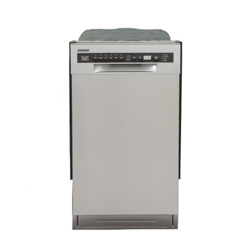 Kucht K7740D Professional 18" Front Control Dishwasher, Stainless Steel