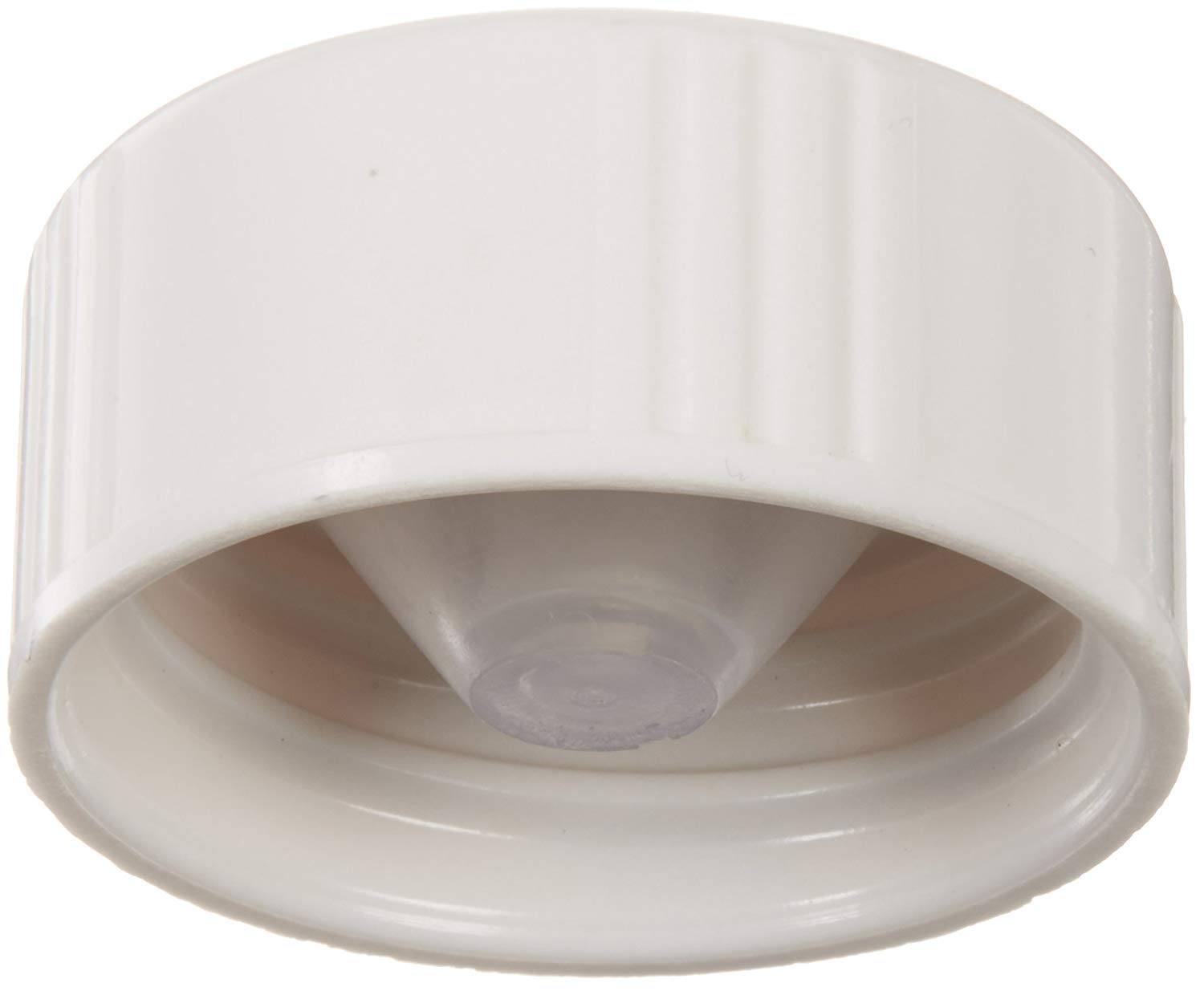 LanJing 366228216 Clear 20ml Borosilicate Glass Heat-Resistant Scintillation Vial with Cone Shaped Liner 22-400 Urea Screw Cap Attached(Case of 500)
