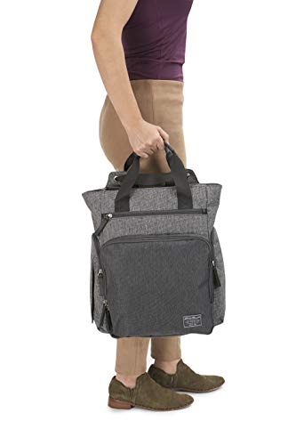 Eddie Bauer Departure Hybrid Diaper Bag, Grey