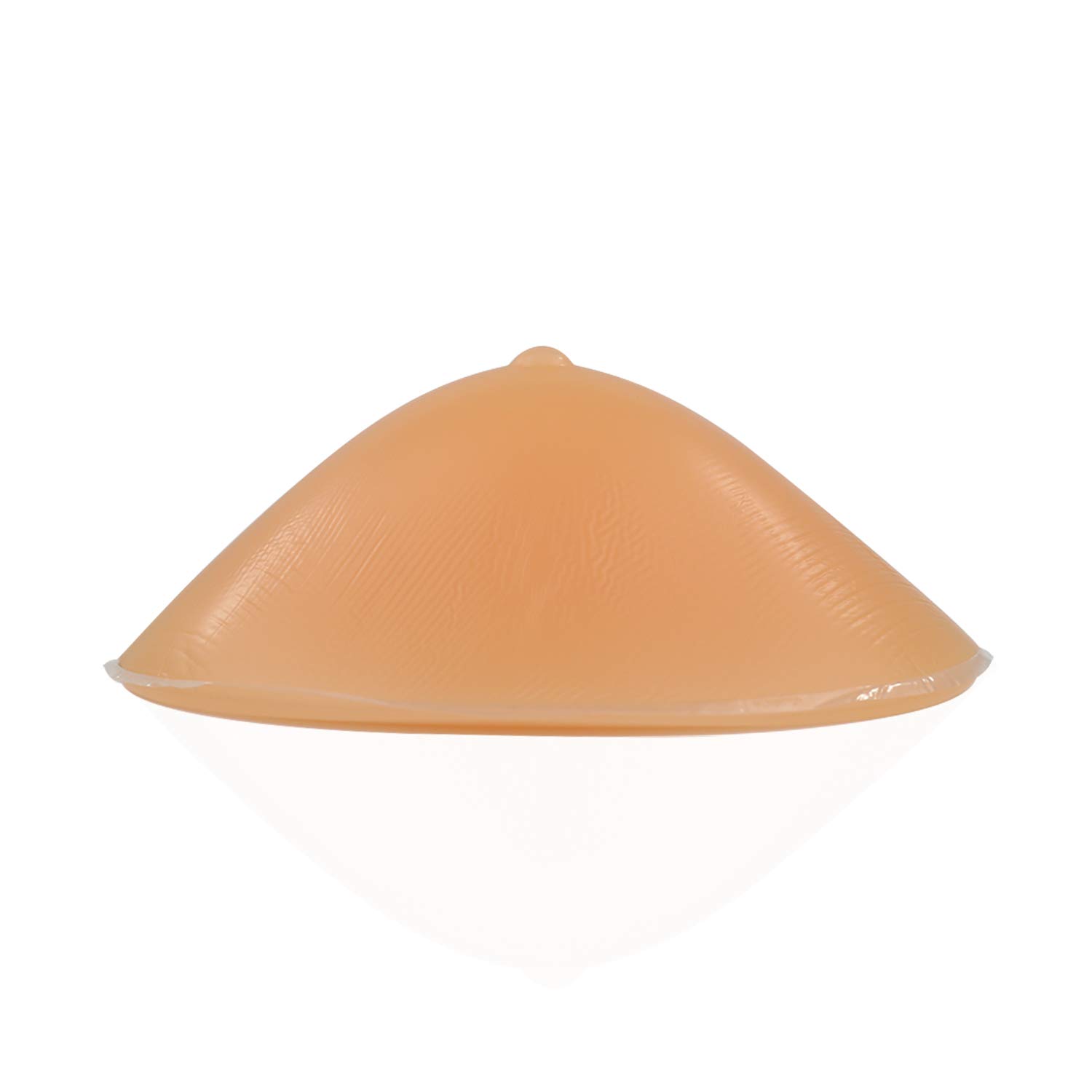 Ecoup A-DD Cup Triangle Silicone Breast Forms Concave Bra Enhancer Inserts Mastectomy Prosthesis 1 Piece (Nude, XXS - 150g(0.33 lb/Piece) - Cup 32B/34A
