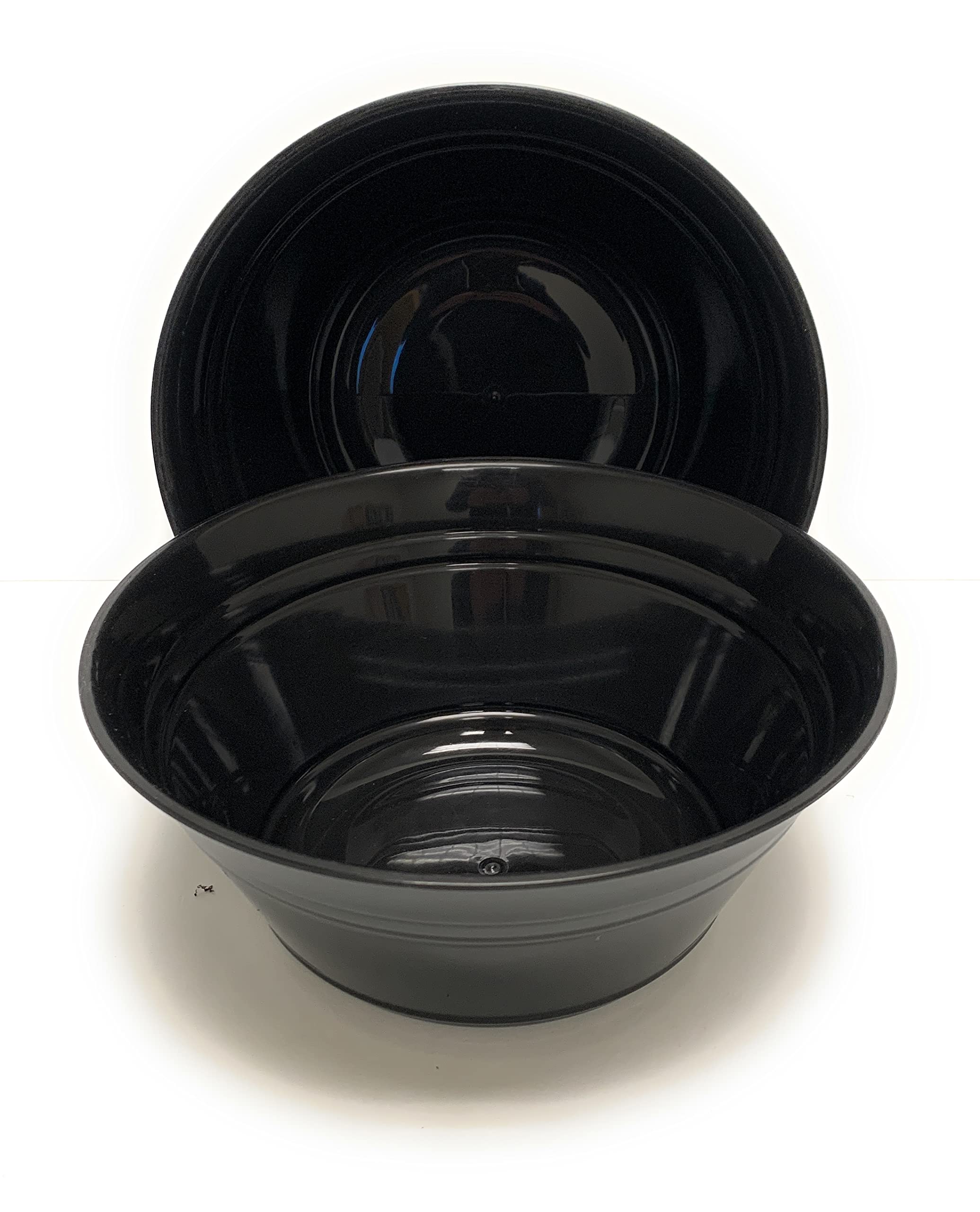 Mintra Home Snack Bowls (Large 2pk (4L), Black)