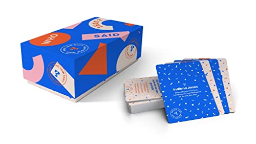 Who Said That?: A game of quotes 430 cards