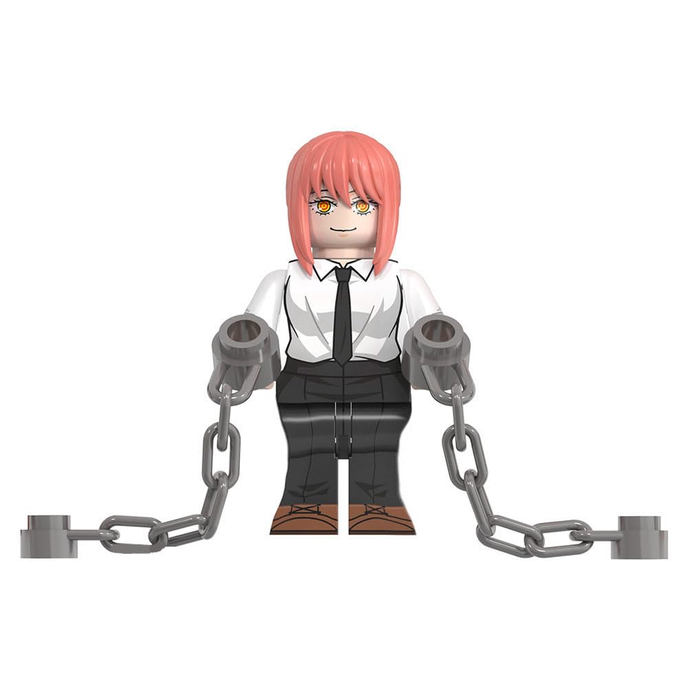 FEEGAR 10PCS Anime Character Action Figures Chainsaw Sets Man Small Figures Denji Mini Toys, 1.77 inch (Pack of 2)