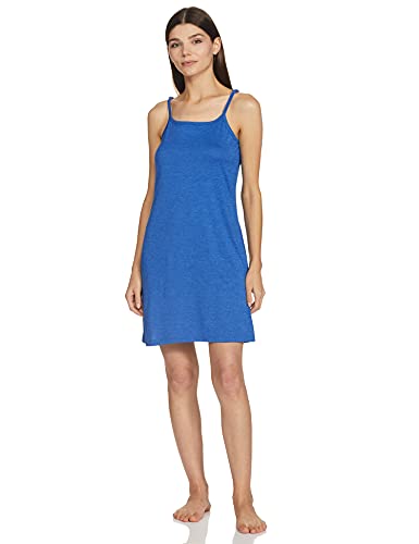 Stylore Nightgown for Women Soft Sleeveless Short Sleepwear Melange Blue XL