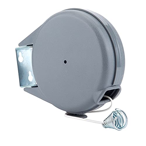 Retractable Clothesline Flexible Portable Heavy Duty 40 Feet Adjustable Heavy Duty Laundry Clothes Line for Wet or Dry Clothes Indoor or Outdoor Easy Installation Gray
