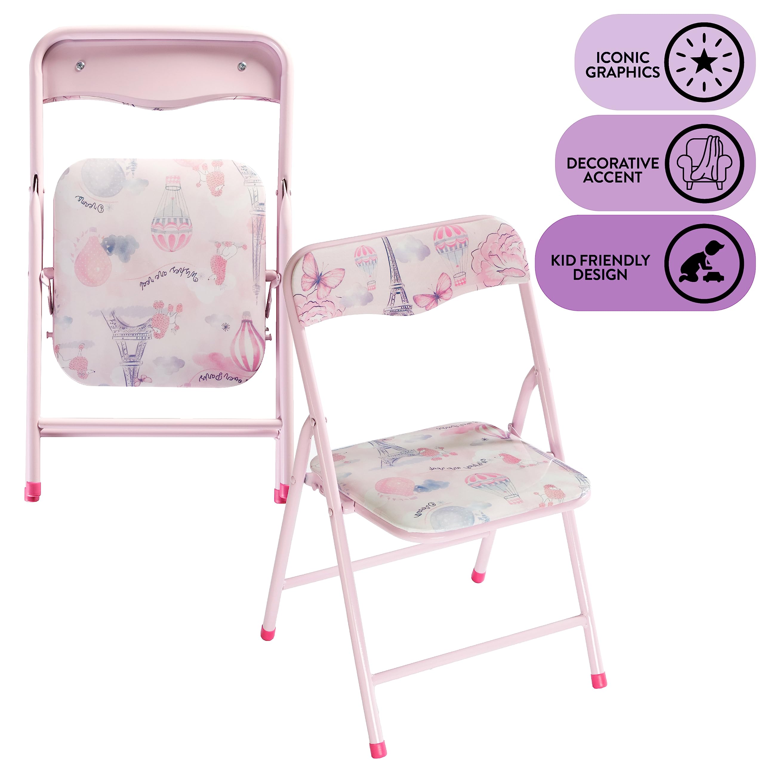 Heritage Kids Paris 3 Piece Table and Chair Set