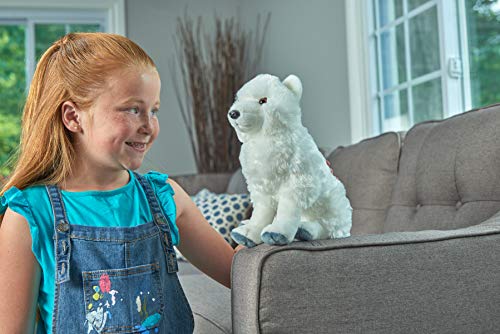 Wild Republic Arctic Wolf Plush, Stuffed Animal, Plush Toy, Gifts for Kids, Cuddlekins 12"