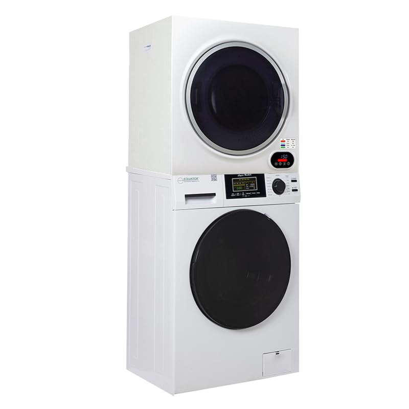 Equator Digital Pet 15 lbs Compact 110V Set Sani Washer+Vented 3.5cf Dryer