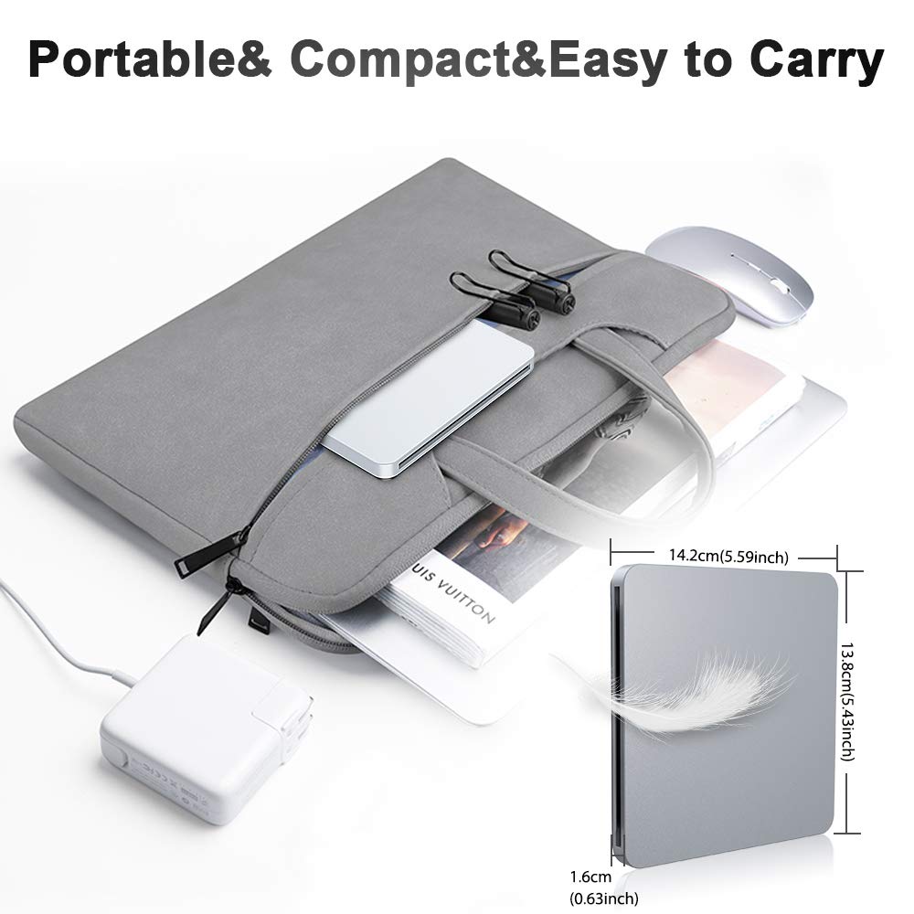 External DVD CD Drive, USB C USB External Superdrive Burner Optical Drive CD RW DVD RW Disc Duplicator Compatible with Mac MacBook Pro Air iMac and Laptop