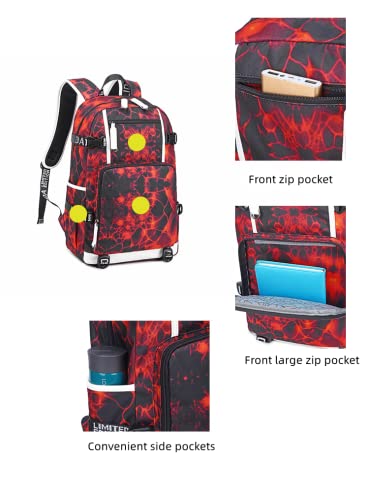 Soccer Superstar M-essi 10 Multifunctional Laptop Backpack Teenage Travel Backpack Fans Waterproof Schoolbag (D3)