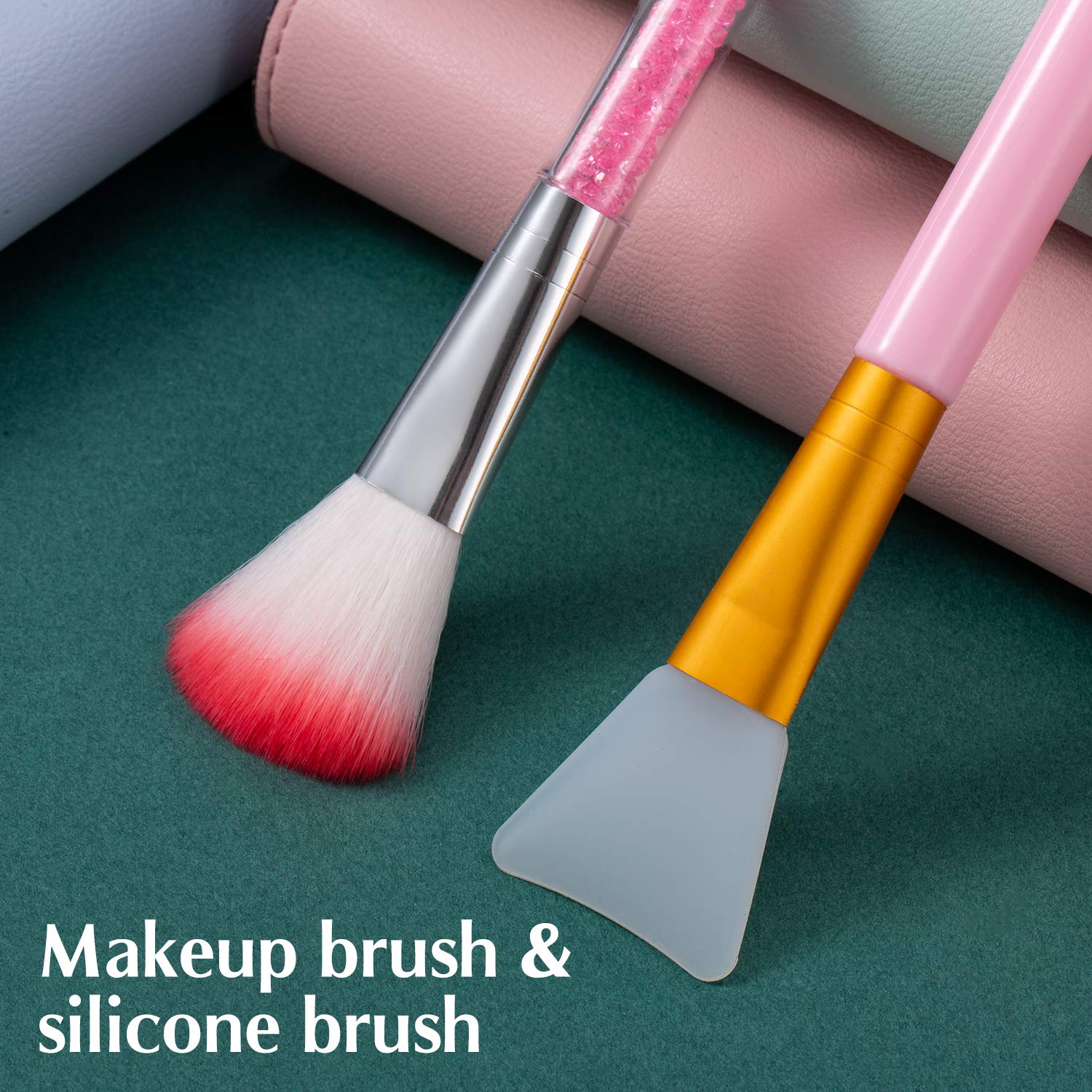 Eyebrow Razor, Blush Brush, Eyebrow Tweezers, 7 Pack in 1 Eyebrow Razor kit, Multipurpose Exfoliating Dermaplaning Tool for Woman Eyebrow Trimmer Shaver And Eyes Makeup