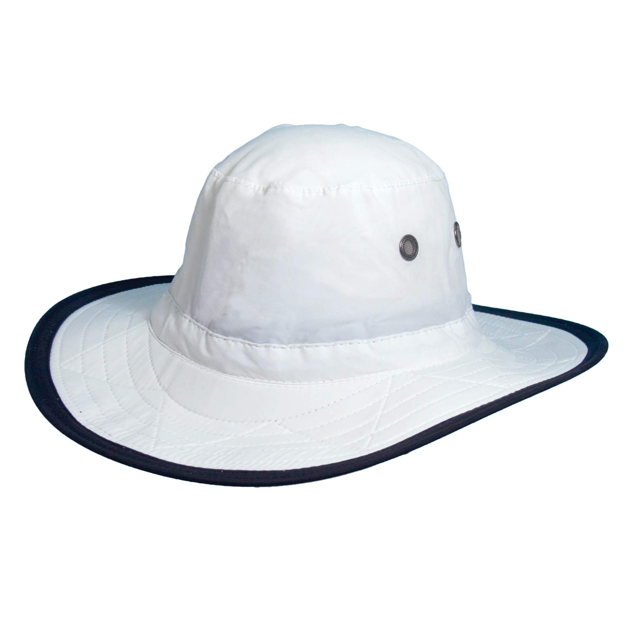 Dorfman Pacific Co. Men's Dimensional Brim Boonie, White, Large/X-Large