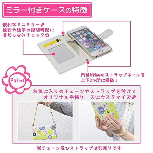 mitas Arrows Be4 Plus F-41B Folio Case with Mirror, Emergency Exit Exit, Pink (510) MIR-0211-PK/F-41B