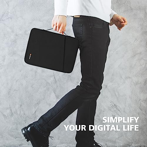 NIDOO Laptop Sleeve 13 inch for 13" 13.6β MacBook Air Pro M2 M1 / Surface Pro 7 8 9 X, iPad Carrying Case Tablet Bag for 12.9" iPad Pro 2022/13.3" Lenovo Yoga C640 / Galaxy Book Pro / 13.4" XPS 13