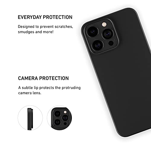PEEL Ultra Thin Magnetic Case for MagSafe iPhone 14 Pro Max, Black β Embedded MagSafe Compatible Magnet, Minimalist Design, Branding Free β Protects and Showcase Your Apple iPhone 14 Pro Max