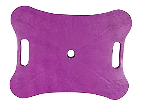 Educational Manual Plastic Scooter Board with Safety Handles | 16" x 12" inches | Perfect for Kids, Teens, Adults | PE, Gym Class, Daycare, Preschool Development, Games (Purple)