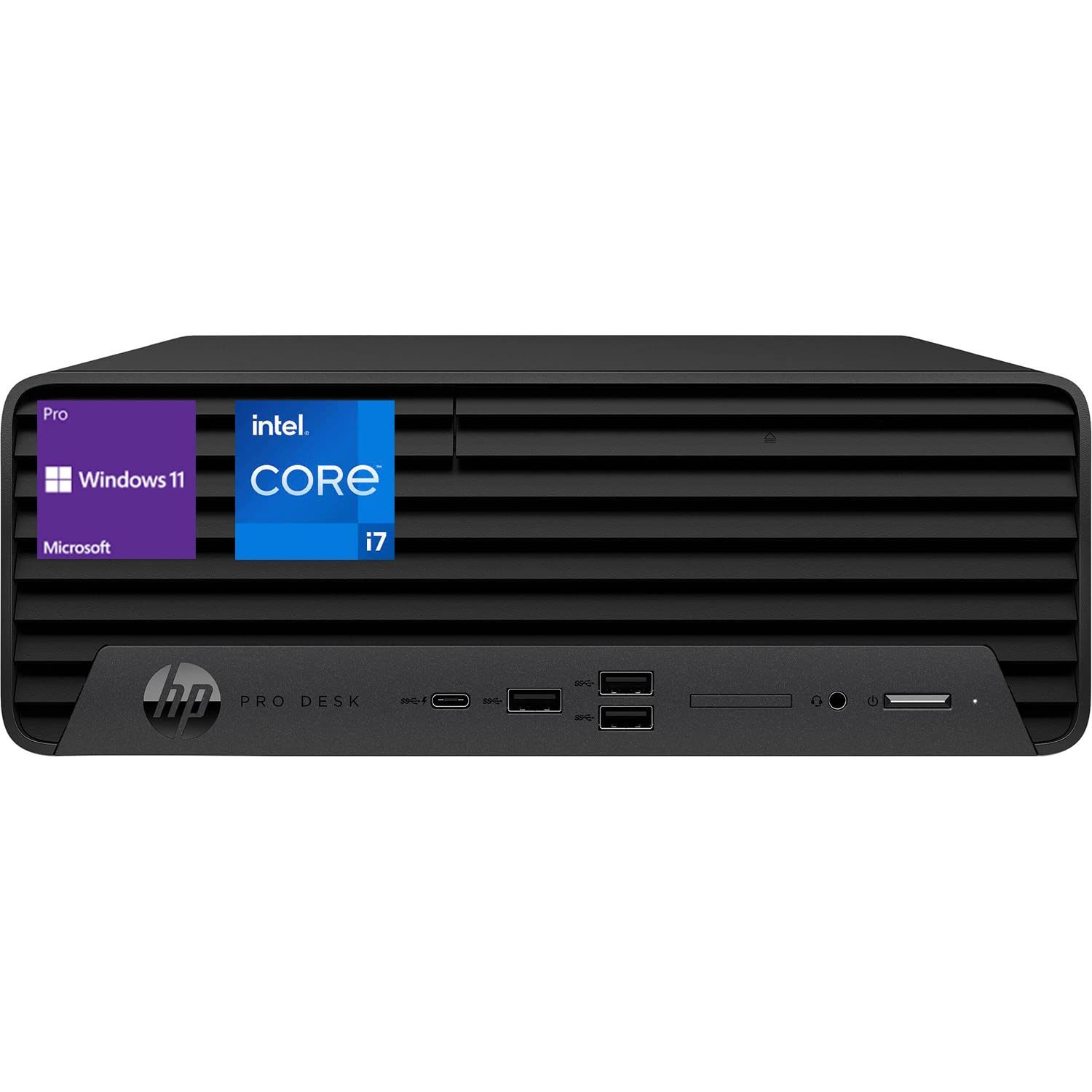 HP ProDesk 400 G9 SFF Business Desktop, 12th Gen Intel Core i7-12700, 64GB RAM, 1TB SSD + 2TB HDD, HDMI, Display Port, WiFi, Wired KB&Mouse, Windows 11 Pro, Black