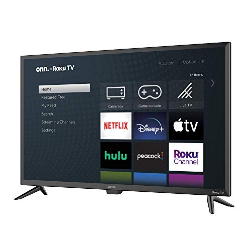Onn 24-Inch Class HD (720P) LED Smart TV Compatible with Netflix, Disney+, YouTube, Apple TV and Google Assistant (100012590) (Renewed)