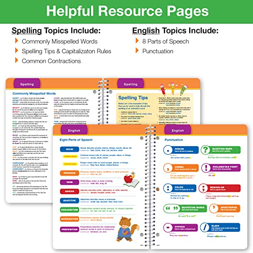 Global Datebooks Dated Elementary Student Planner for Academic Year 2023-2024 Includes Ruler/Bookmark and Planning Stickers (Matrix Style - 8.5"x11" - Space Dino)