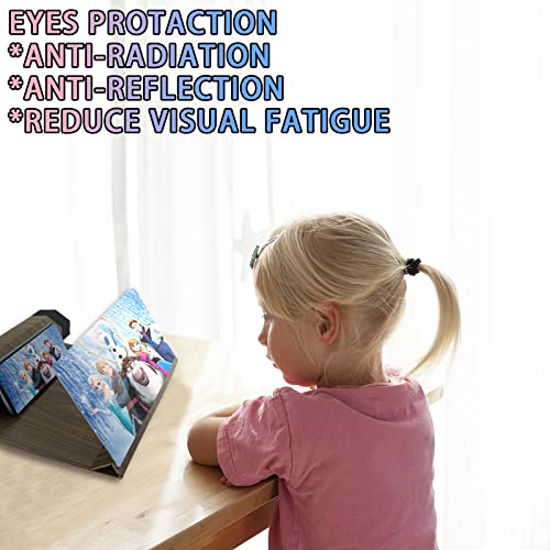 SUDOO 12 Inch Mobile Phone Screen Magnifier-3D Smartphone Expander for for Movies, Videos, and Gaming - Screen Amplifier Foldable Easy to Carry(25.5*22.7*1.2cm)
