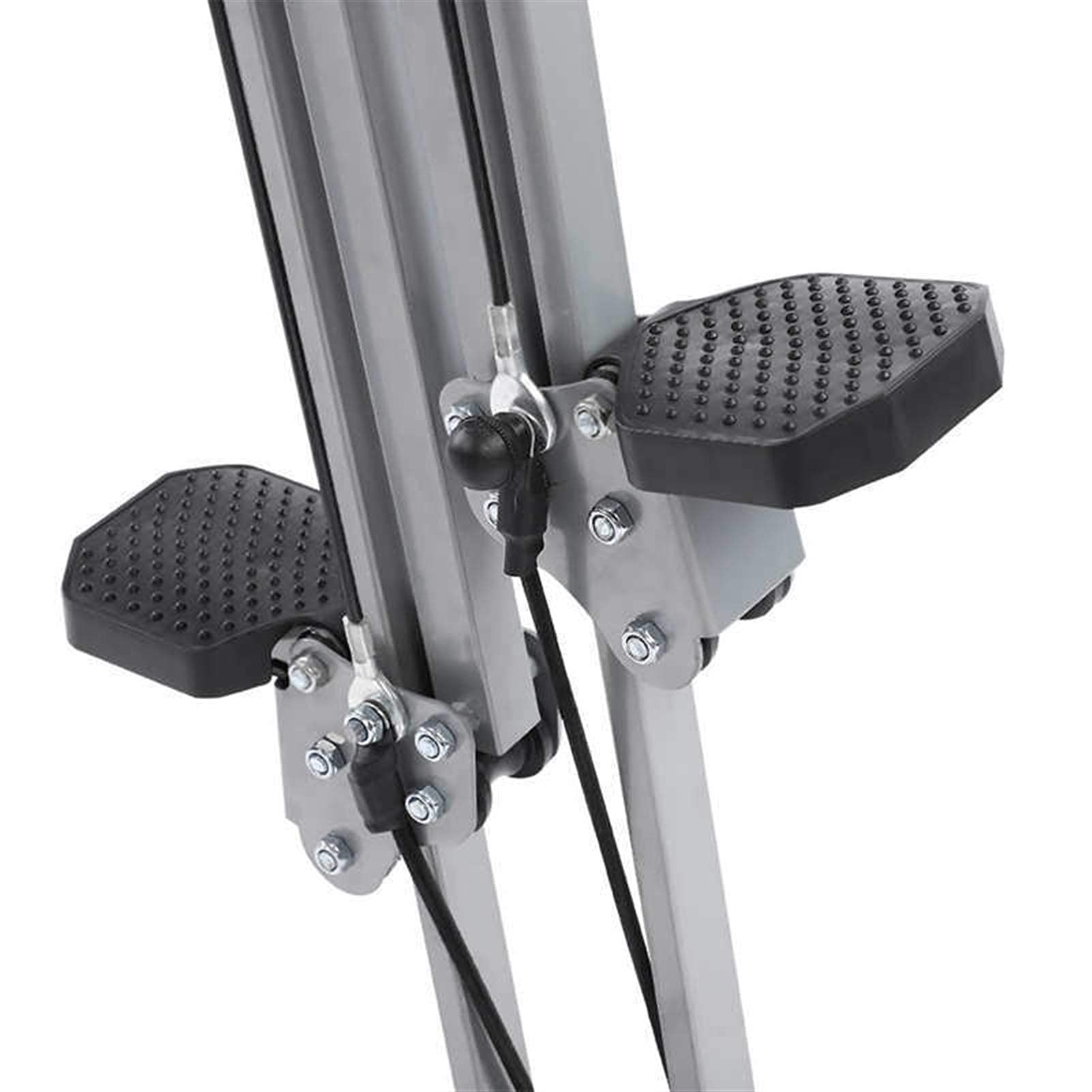 Foldable Vertical Climber Exercise Machine Heavy Duty Indoor Vertical Climbing for Whole Body Cardio Workout Training with Adjustable Height and LCD Display