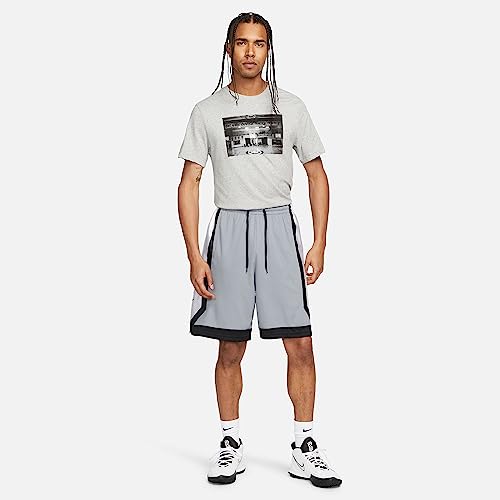 Nike Dri-FIT Elite Men's Basketball Shorts (Small, Cool Grey/Black/White)