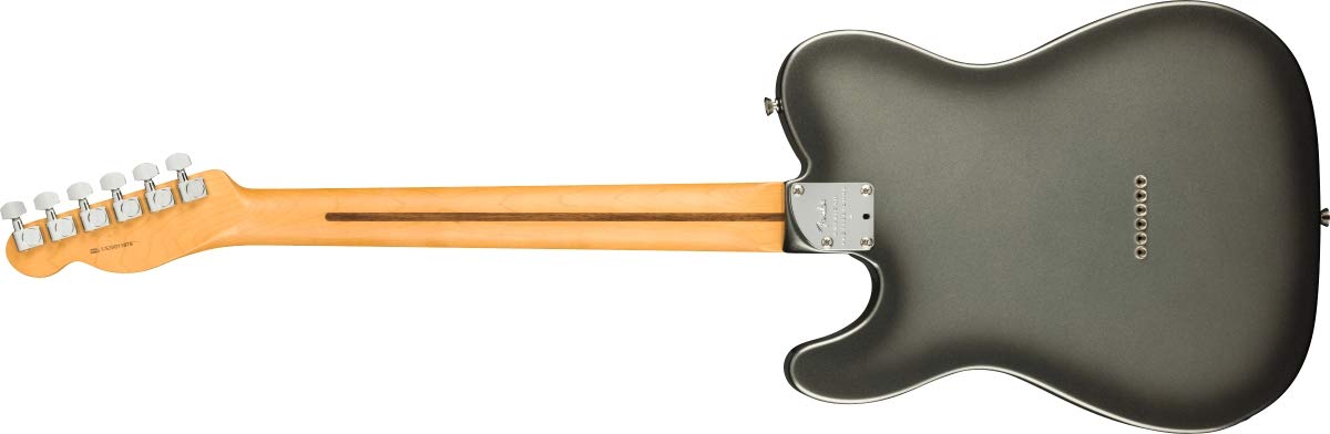 Fender 6 String Solid-Body Electric Guitar, Right, Mercury (0113940755)