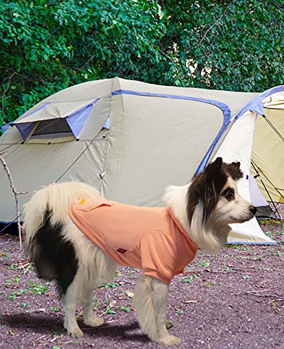 Kickred Basic Dog Hoodie Sweatshirts, Pet Clothes Hoodies, Granular Velvet, Sweater with Hat and Leash Hole, Soft Velvet Outfit Coat for Small Medium Large Dogs