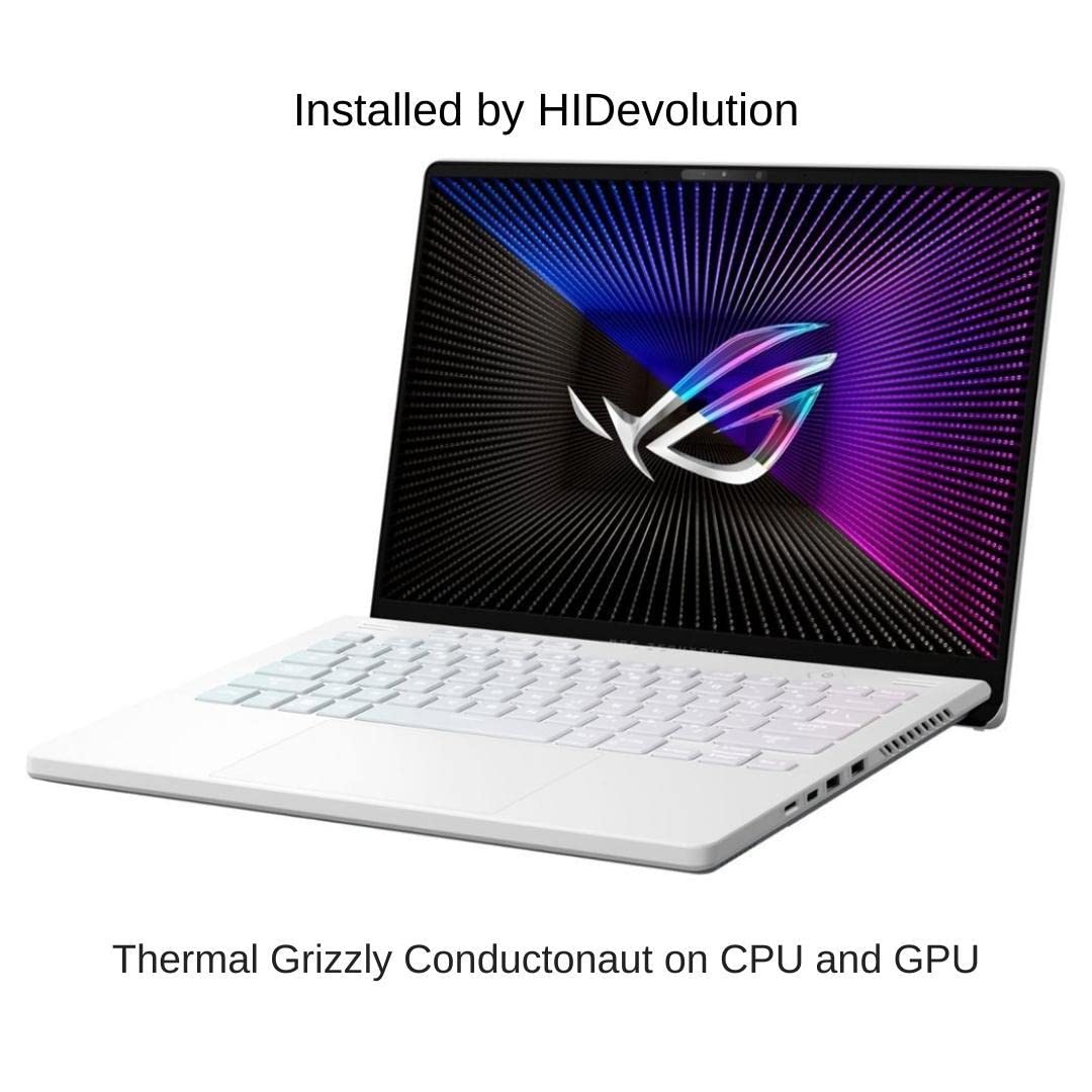 HIDevolution ASUS ROG Zephyrus G14 GA402RK 14" WQXGA 120Hz, 3.3 GHz Ryzen 9 6900HS, Radeon RX 6800S, 48 GB 4800MHz RAM, 4 TB PCIe SSD, White AniMe Matrix Edition