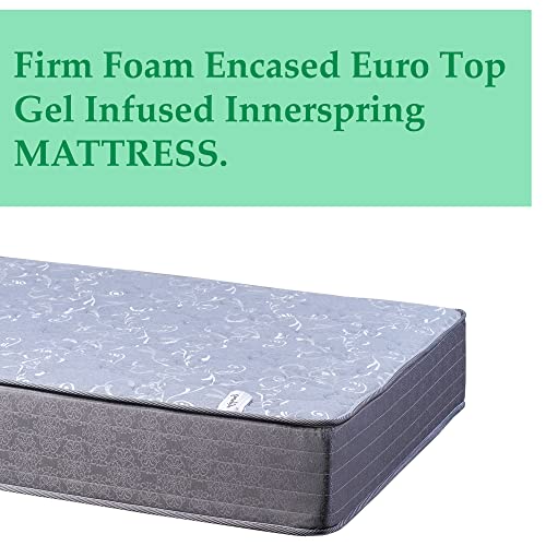 Nutan 11-Inch Firm Foam Encased Euro Top Gel Infused innerspring Mattress, Twin