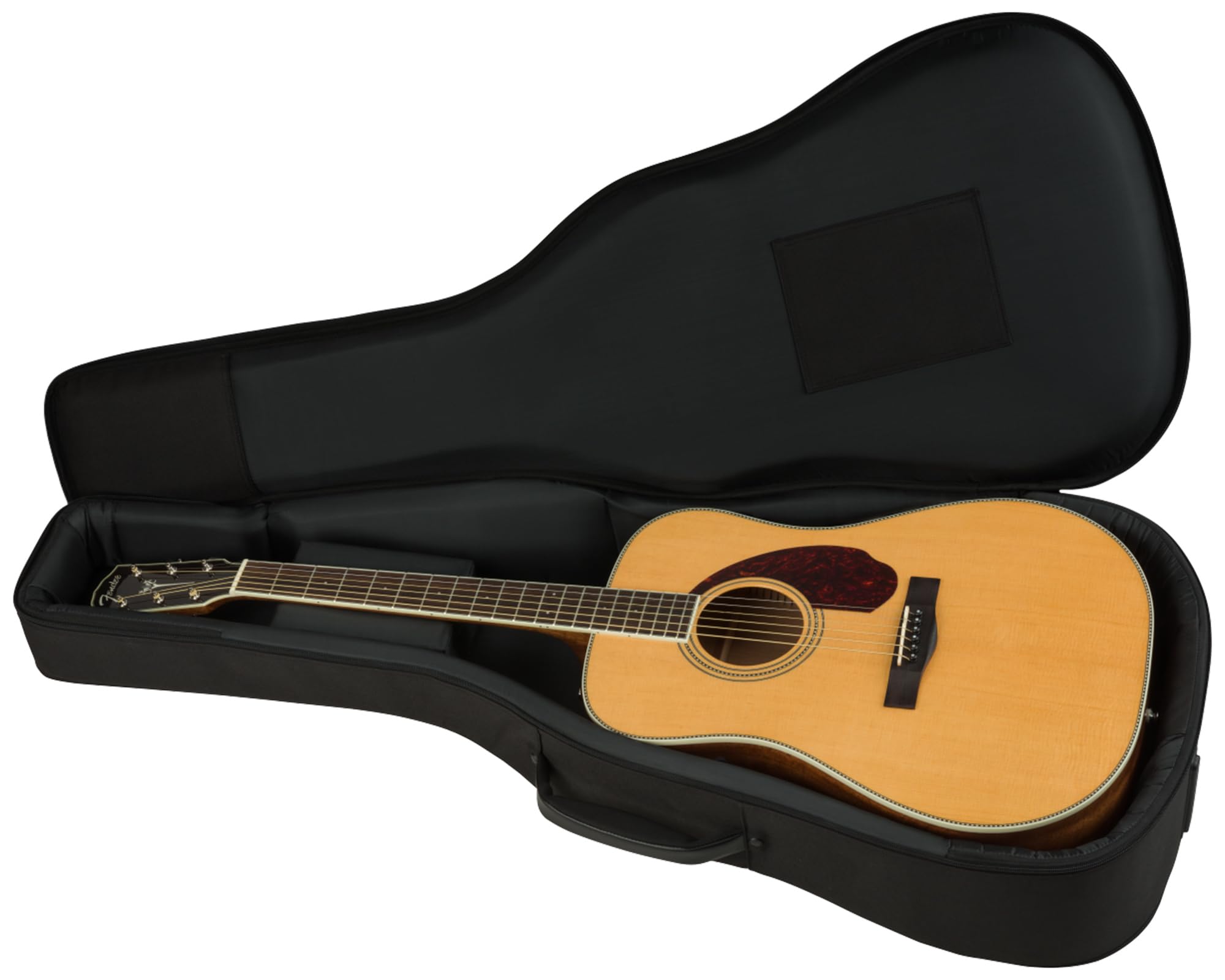 Fender Busker Dreadnought GigCase - Black Bundle with Picks and Austin Bazaar Instructional DVD