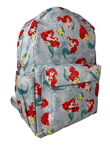Disney The Little Mermaid Ariel All Over Print 16 Inch Backpack Multicolor